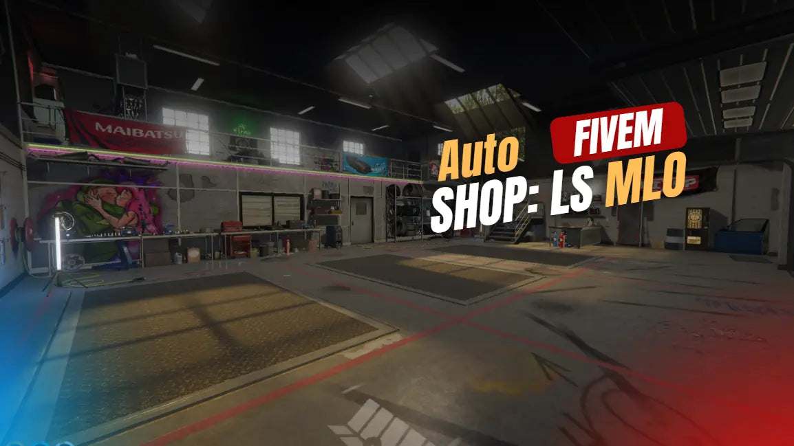 Auto Shop: LS MLO | FiveM Maps – Fivem Mlo | Fivem Maps Shop