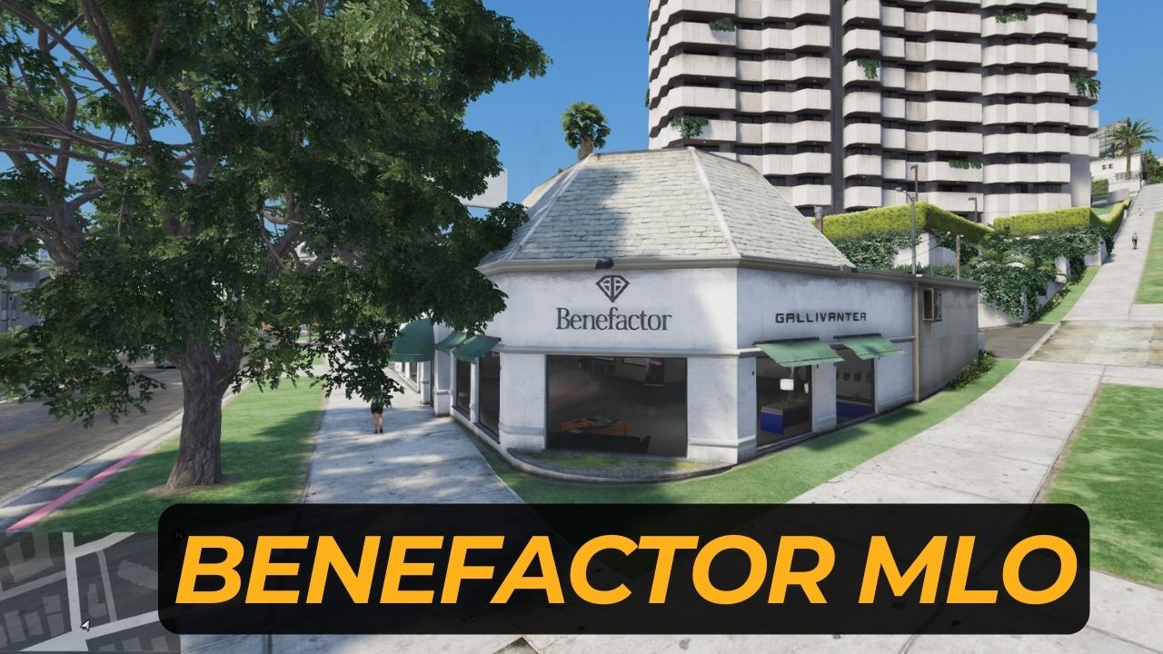Benefactor Car Dealership MLO | FiveM Maps – Fivem Mlo | Fivem Maps Shop