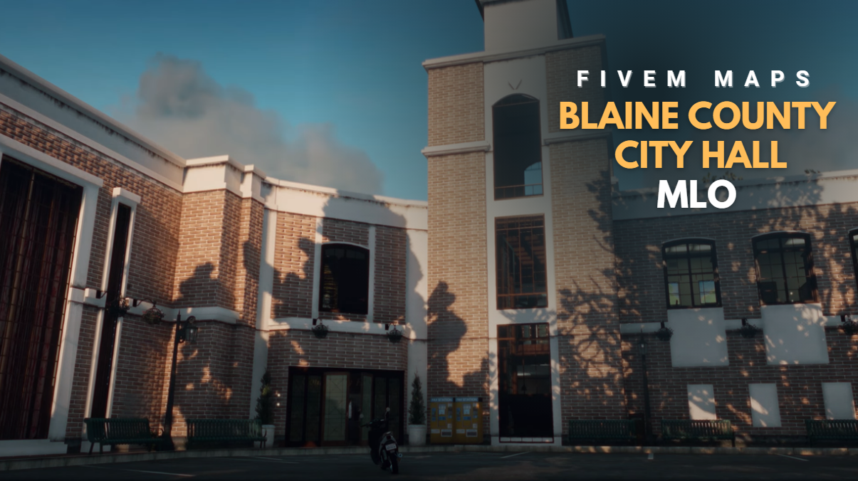 Blaine County City Hall MLO - Courtroom, DMV, Job Center, Mayor – Fivem ...