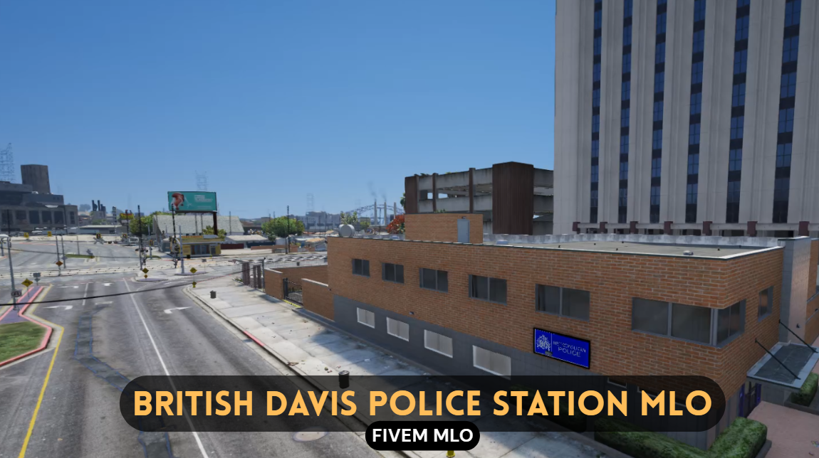British Davis Police Station Fivem MLO – Fivem Mlo | Fivem Maps Shop