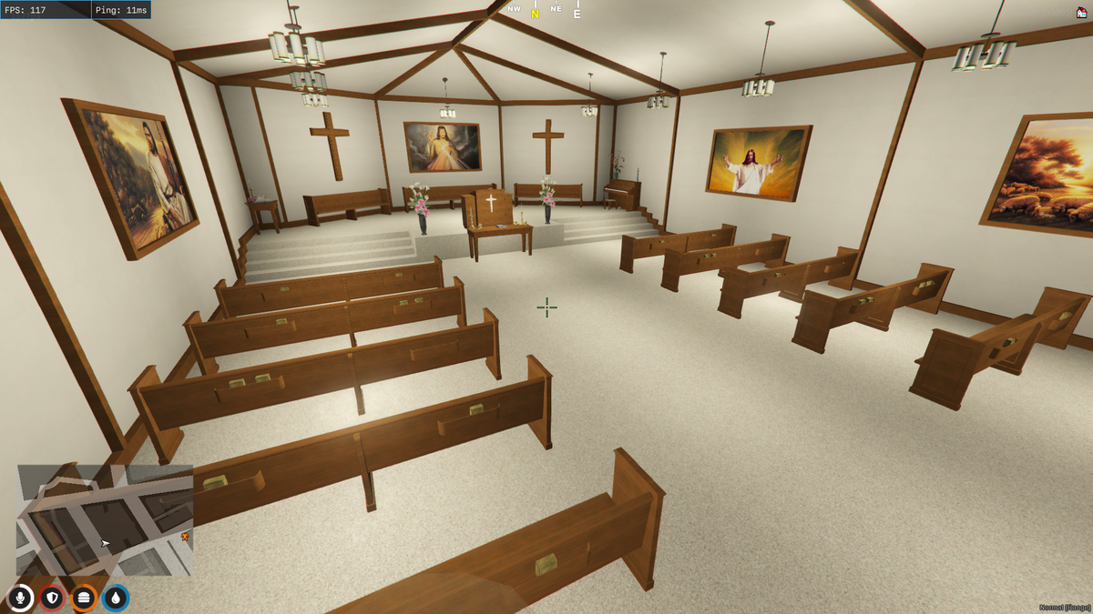Church Interior FiveM MLO | FiveM Maps – Fivem Mlo | Fivem Maps Shop
