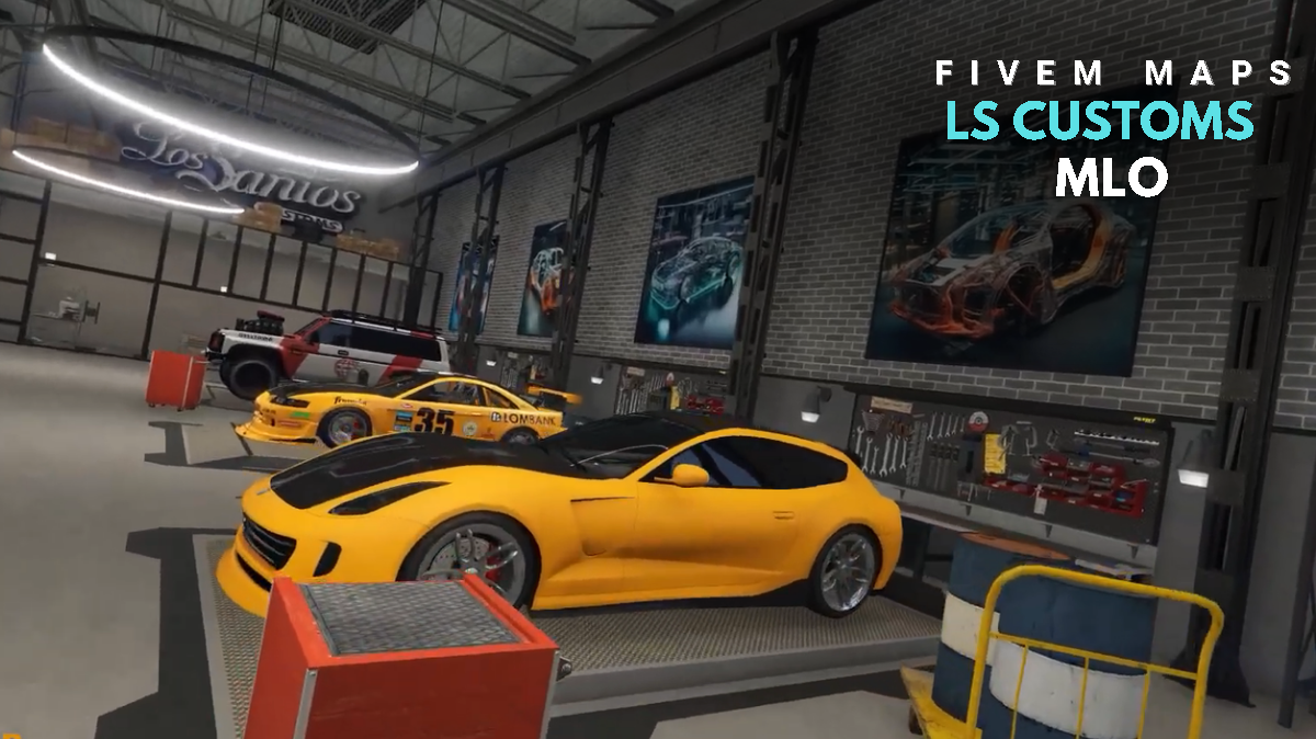 LS Customs MLO for FiveM – Car, Helicopter & Automotive Complex – Fivem Mlo | Fivem Maps Shop