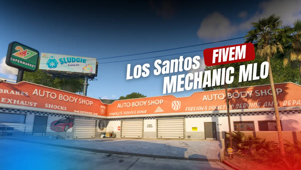 Los Santos Mechanic MLO | FiveM Maps – Fivem Mlo | Fivem Maps Shop