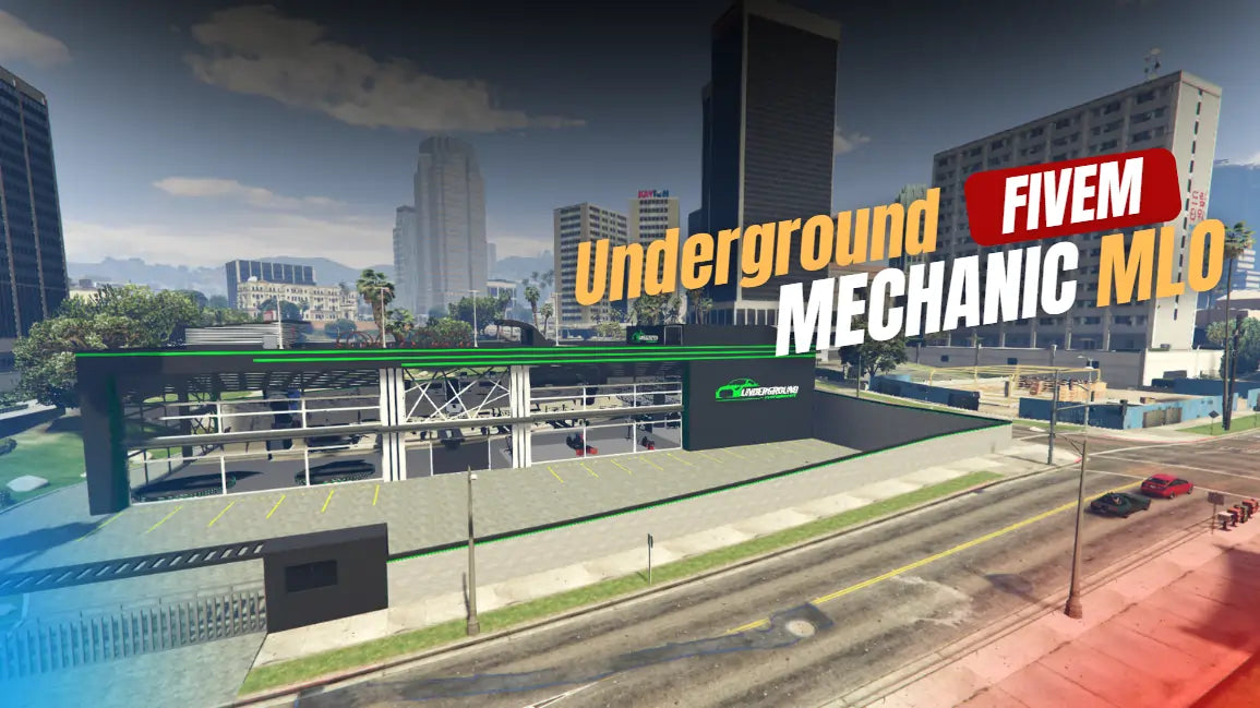 Underground Mechanic MLO | FiveM Maps – Fivem Mlo | Fivem Maps Shop