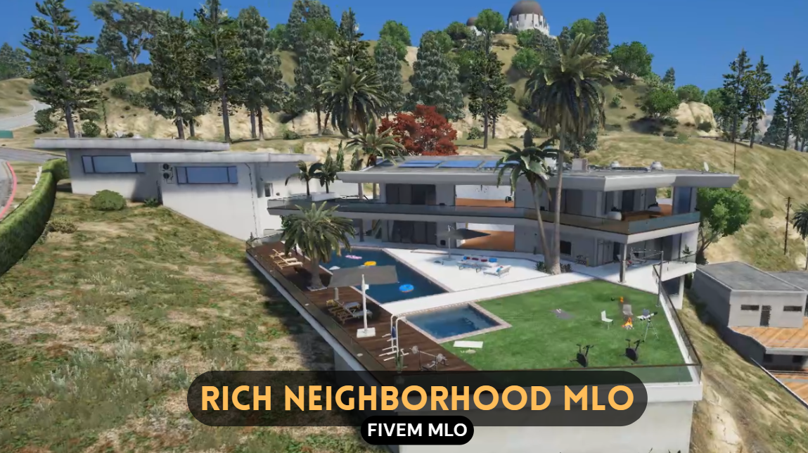 Rich Neighborhood Fivem MLO – Fivem Mlo | Fivem Maps Shop