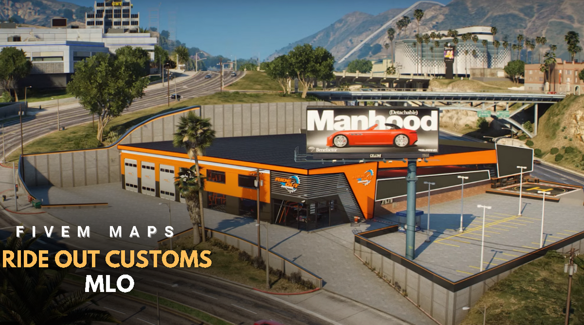 Ride Out Customs MLO (40MB) | Dyno Space & Helipads – Fivem Mlo | Fivem ...