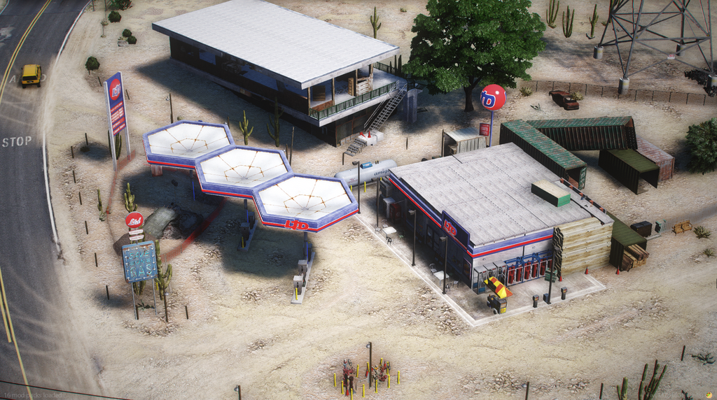 Sandy LTD Gas station MLO | FiveM Maps – Fivem Mlo | Fivem Maps Shop