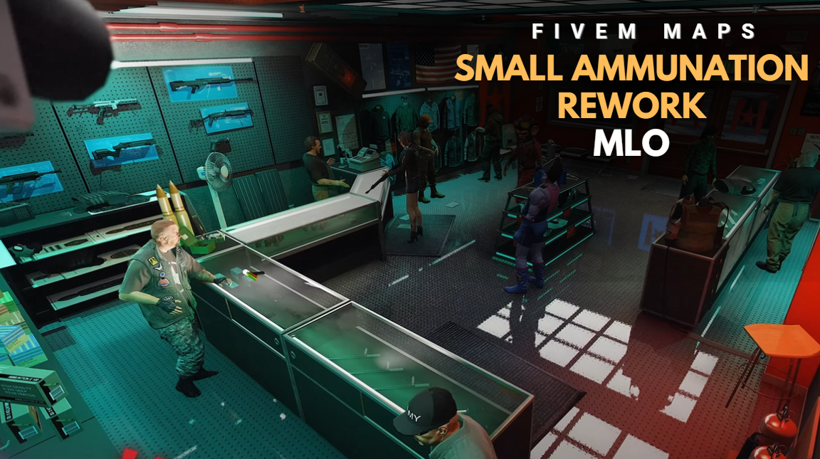 Small Ammunation Rework MLO - 8 Optimized Retail Locations – Fivem Mlo ...