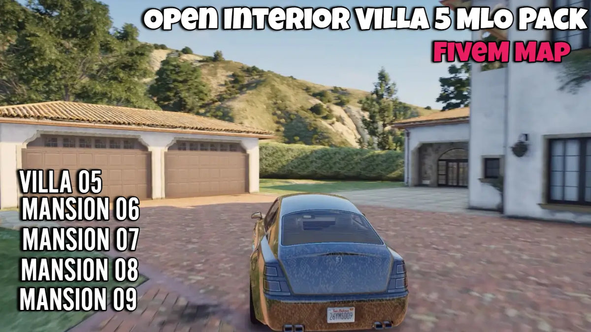 Open Interior VILLA 5 MLO Pack | FiveM MAps – Fivem Mlo | Fivem Maps Shop