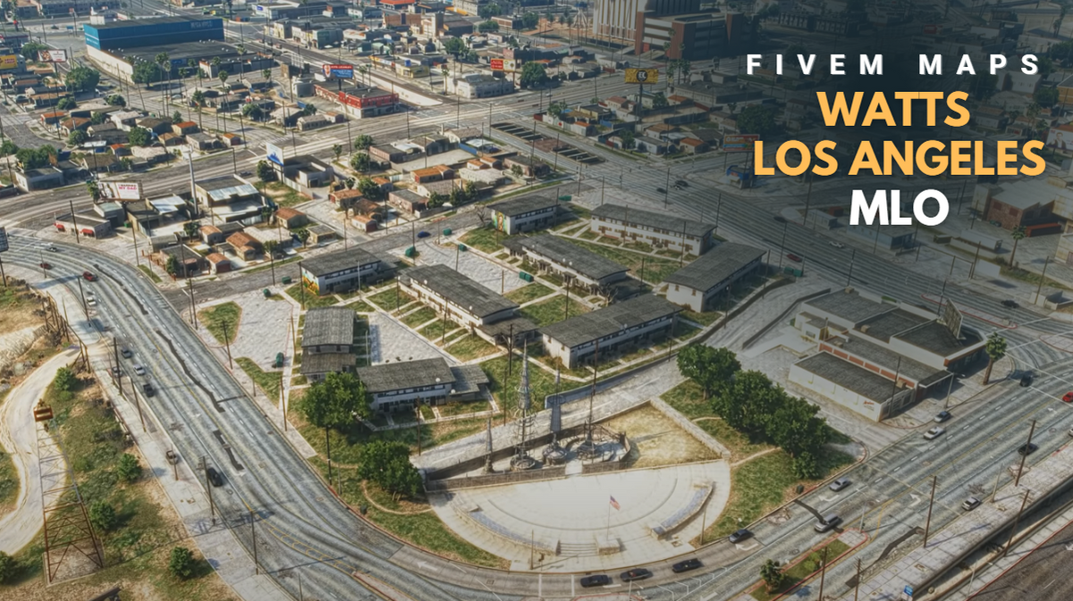 Watts Los Angeles MLO – Urban Interiors & Underground RP Map for FiveM ...