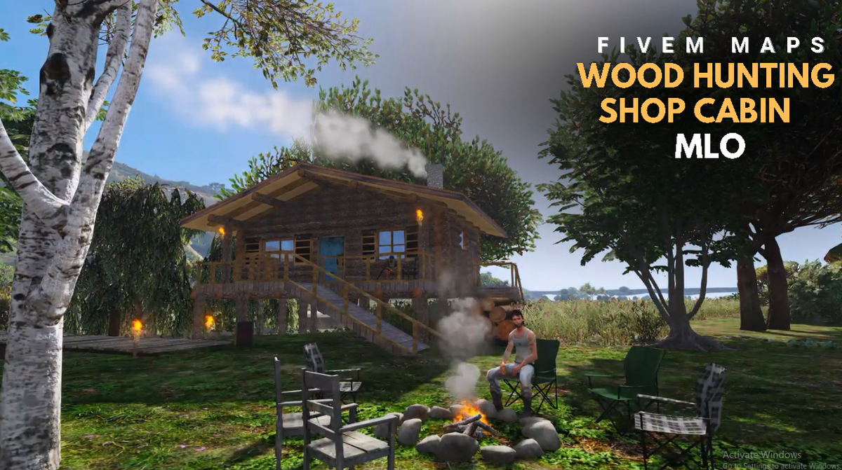 Wood Hunting Shop Cabin MLO for FiveM – Custom Hunting Store & Props ...