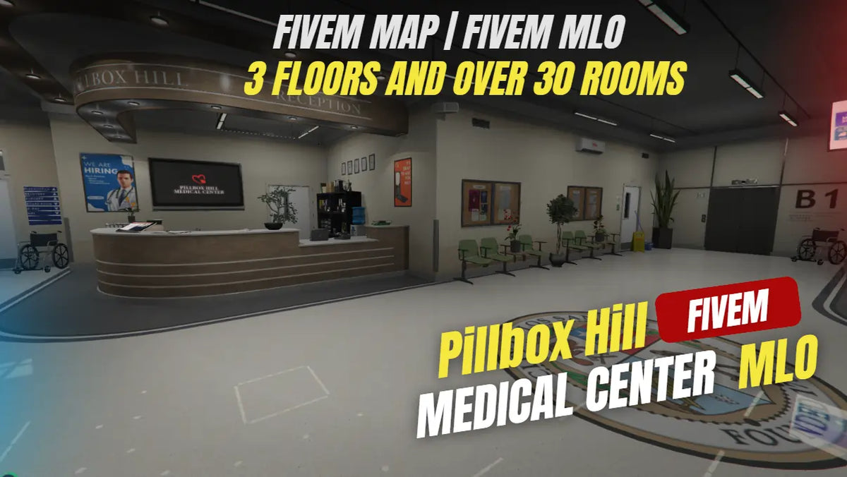 Pillbox Hill Medical Center MLO | FiveM Maps – Fivem Mlo | Fivem Maps Shop