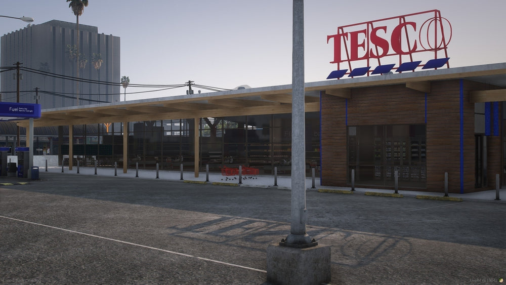Tesco Superstore And Petrol Station | FiveM Maps – Fivem Mlo | Fivem ...