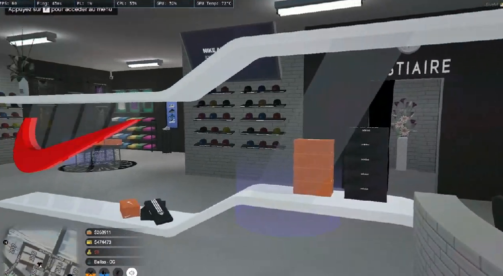 Nike/Adidas clothing store Fivem MLO – Fivem Mlo | Fivem Maps Shop