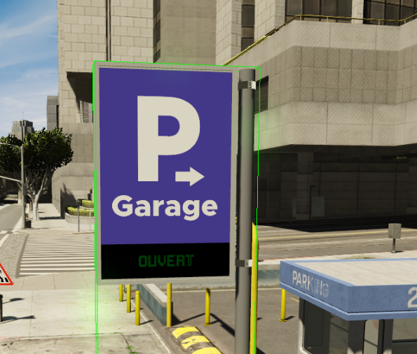 Park Sign version Francaise Fivem MLO – Fivem Mlo | Fivem Maps Shop