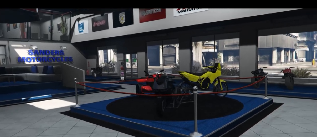 Sanders Motorcycle Dealership Fivem MLO – Fivem Mlo | Fivem Maps Shop