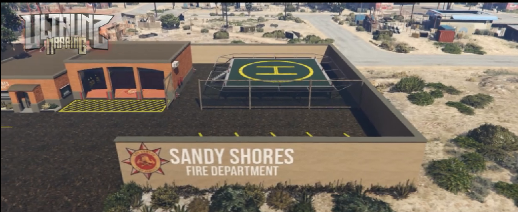 Sandy Shores Fire Department Fivem MLO – Fivem Mlo | Fivem Maps Shop